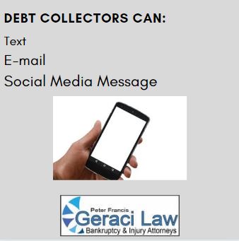 Debt Collectors can text you, email you, and contact you on social ...