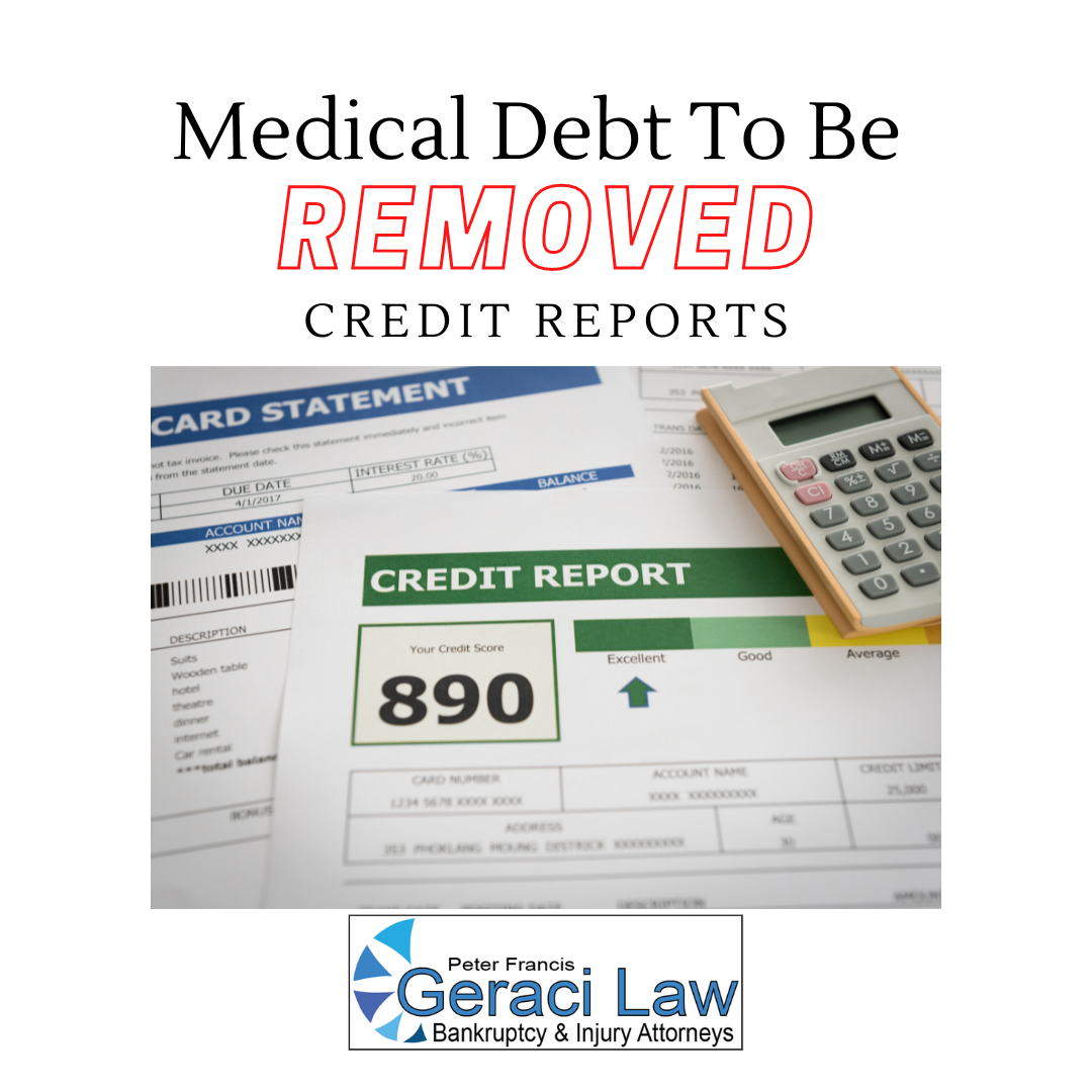 Medical Debt To Be Removed from Credit Reports – Bankruptcy Attorney ...